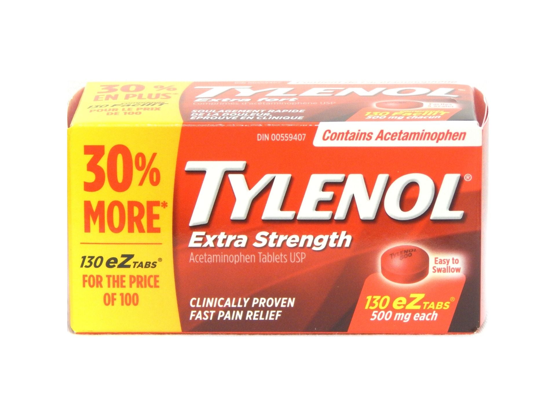 Tylenol Extra Strength eZ Tabs